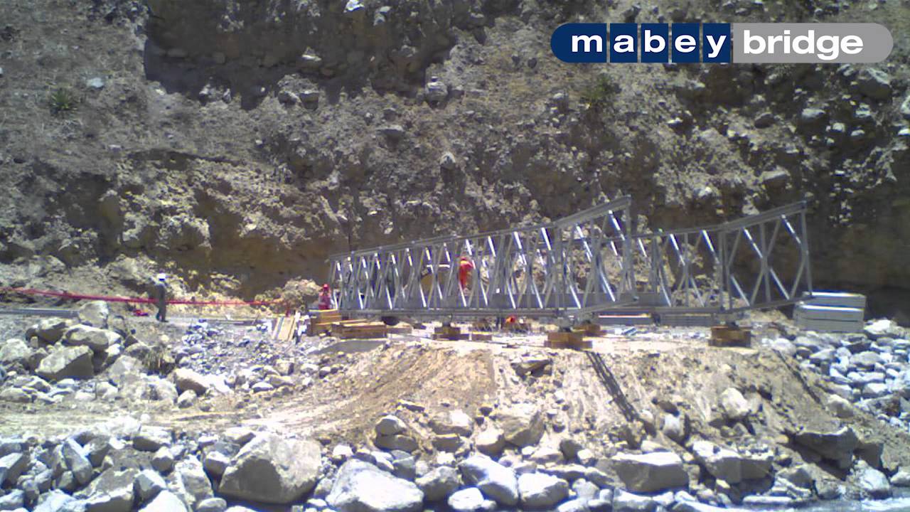 Construcción del Puente Modular de Acero C200 de Mabey Bridge en ...
