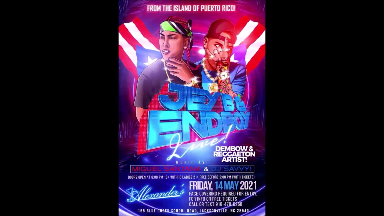 Jey B & Endboy at Alexander's Latin Nights! - YouTube