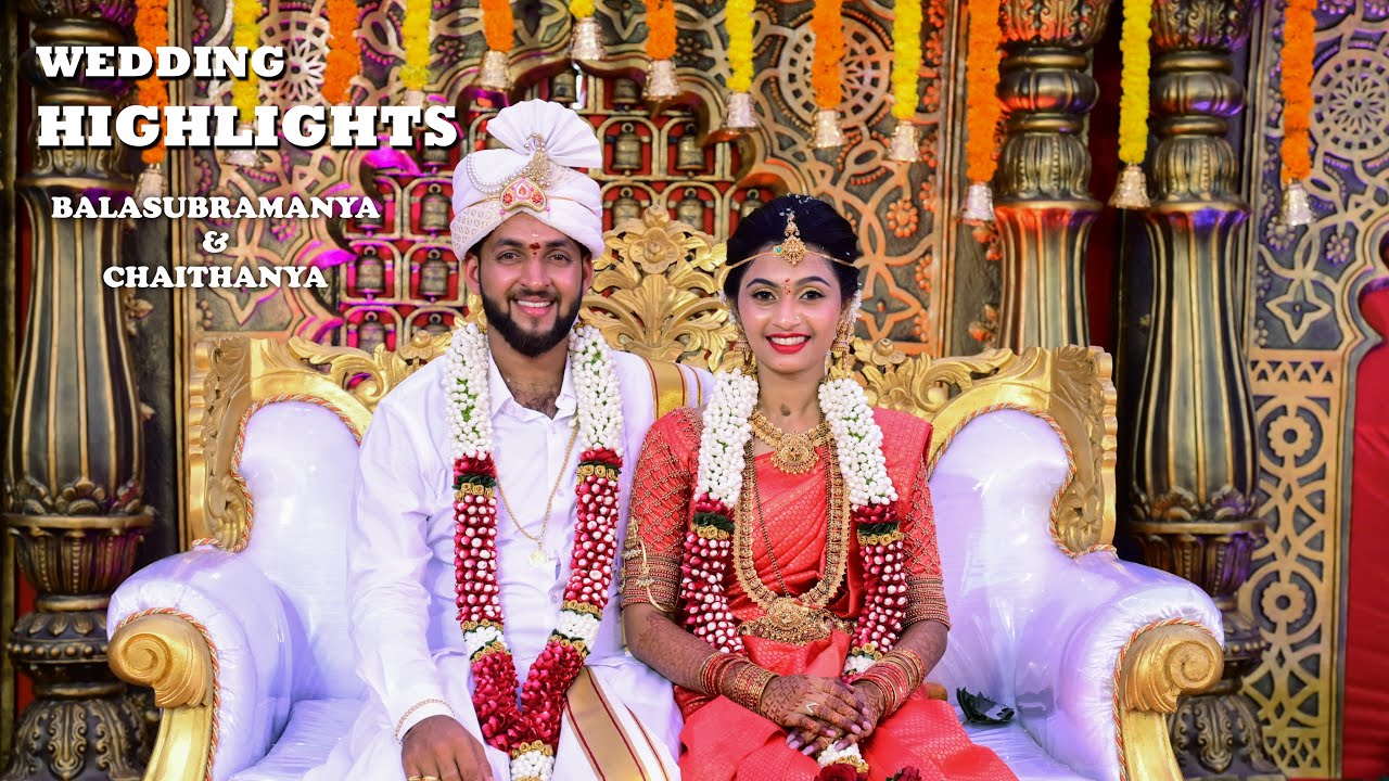 Bala Subrahmanya + Chaithanya | Wedding Highlights | Vijesh photography ...
