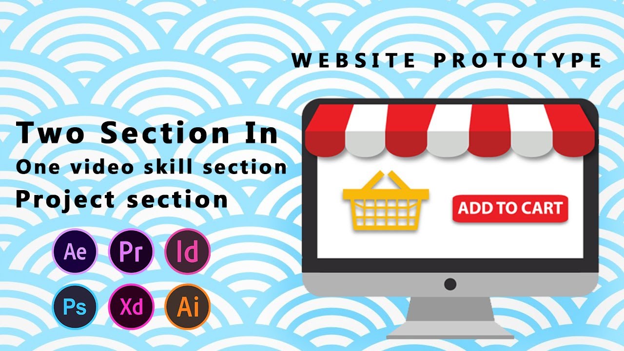 WEBSITE PROTOTYPE | CLIENTS & PROJECT SECTION | in Adobe illustrator ...