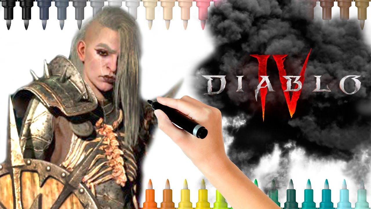 Diablo 4 Necromancer Build Coloring pages - Blood Surge Endgame Build ...