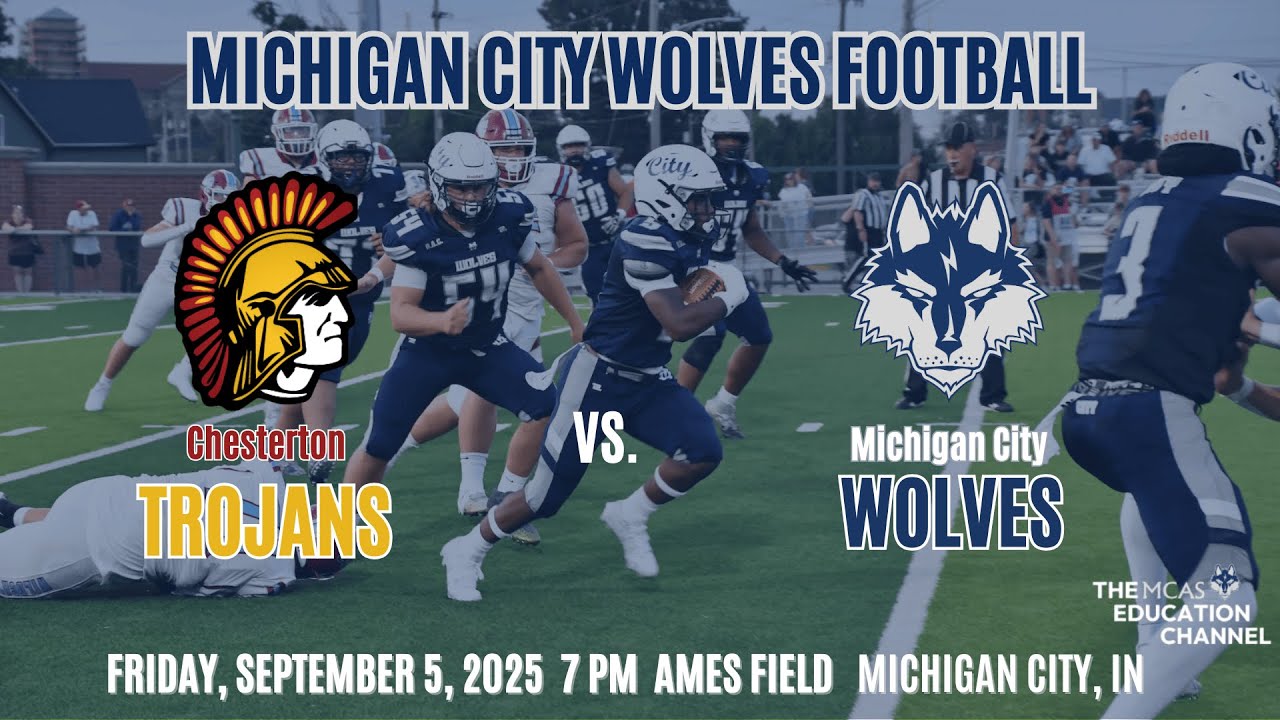 Chesterton High School vs Michigan City High School Football - YouTube