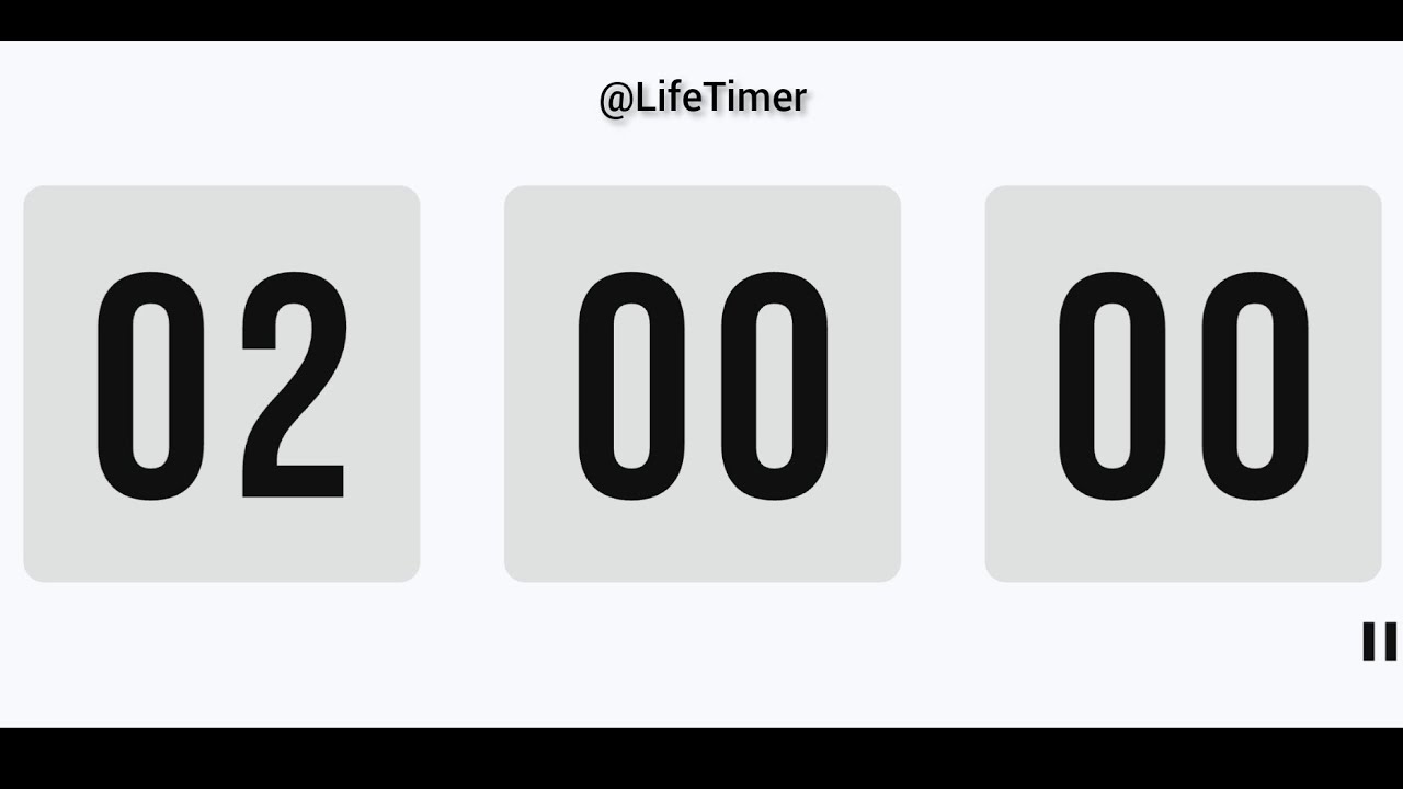 2 Hours Flip Timer Time Up (120 Minutes ) @LifeTimer - YouTube