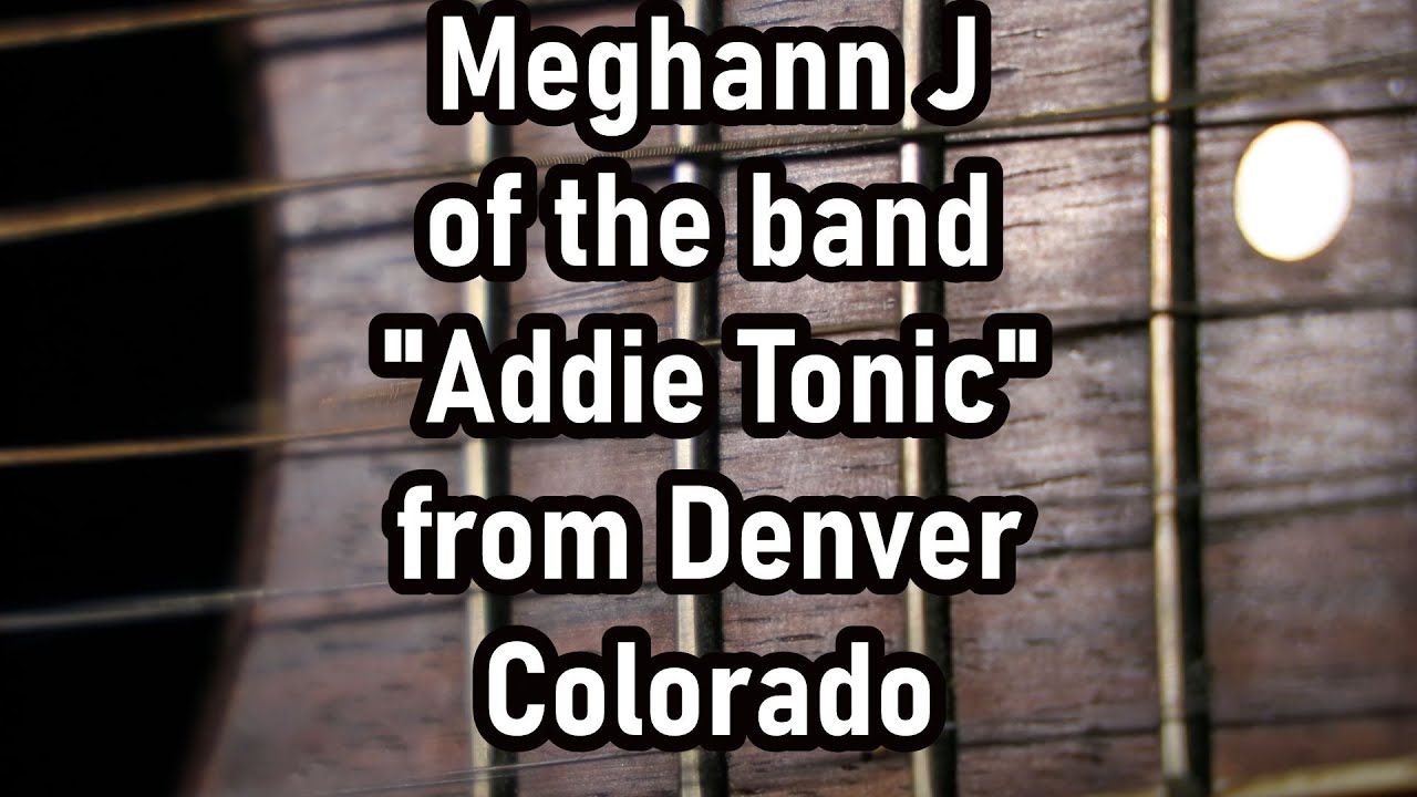 Songwriters live” part 2: Meghann J from the band “Addie Tonic” - YouTube
