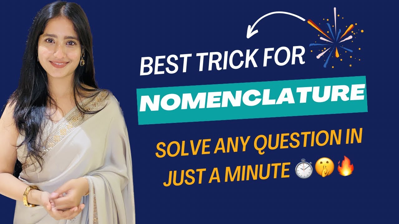 Nomenclature | Class 10 | Do any question in just a minute🔥 | Organic ...