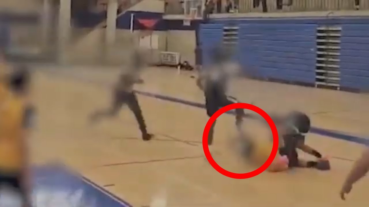 CA: High school basketball player stomped on teammate's head - YouTube