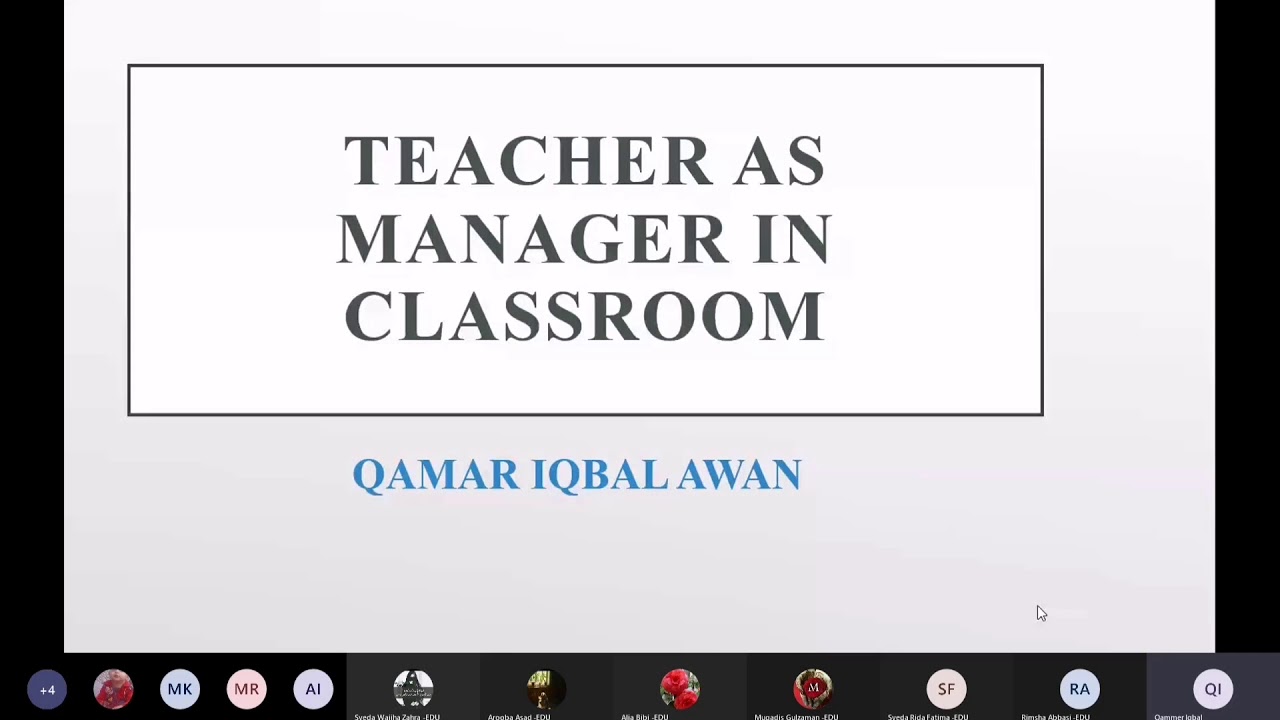 Teacher As Manager In Classroom || Teacher As Managers.. - YouTube