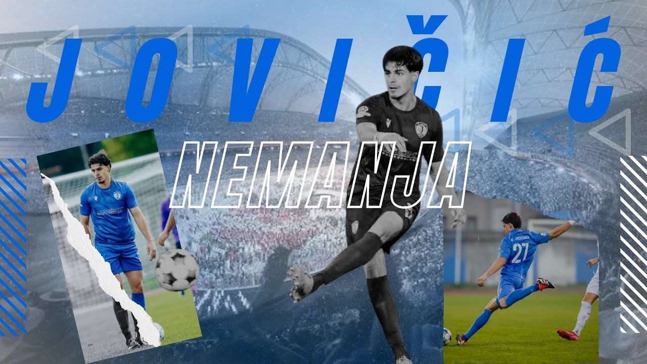Nemanja Jovicic FK JEZERO Centre back Highlights 2025 - YouTube