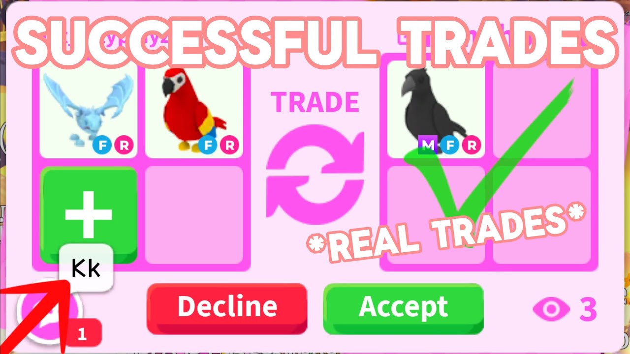Successful Trades Adopt Me 2025! Growing My Inventory! High tiers ...