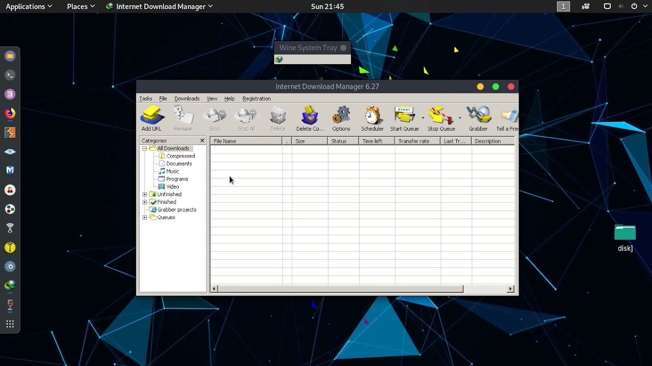 IDM Install In Kali Linux | Using Wine - YouTube