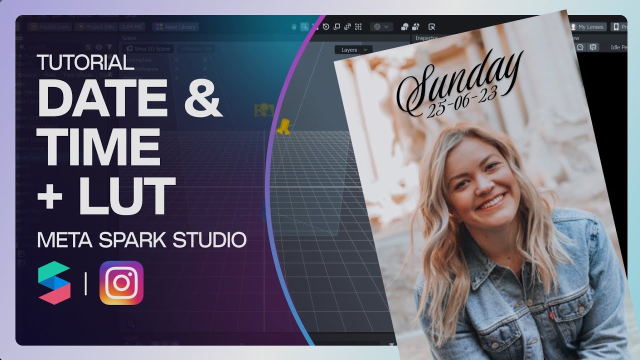 Date & Time - Meta Spark Studio Tutorial | Create your own Instagram ...