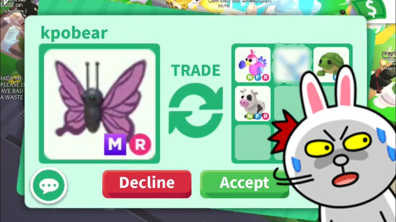 10 Best offers i get for 🦋MEGA Purple Butterfly🦋 in Adopt Me - YouTube