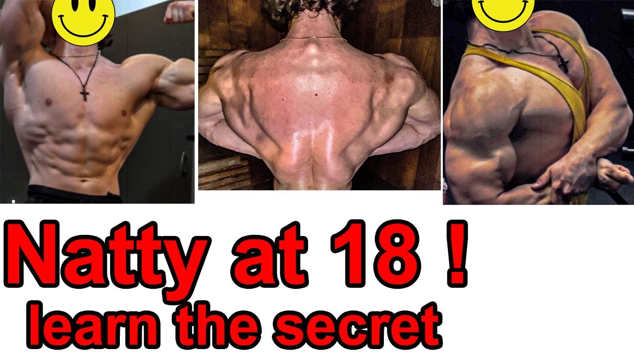 Natty muscle-god at age 18 - learn the secret! - YouTube
