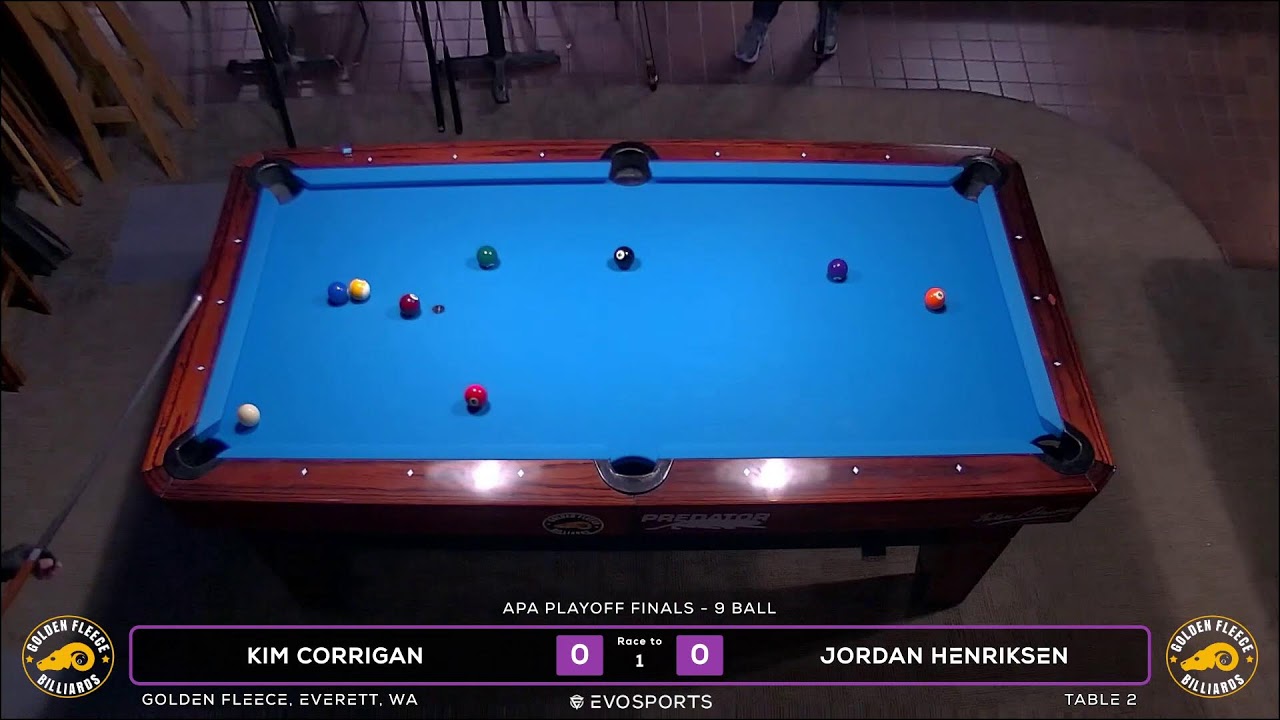 KIM CORRIGAN vs JORDAN HENRIKSEN - GOLDEN FLEECE - TABLE 2 | EvoSports ...