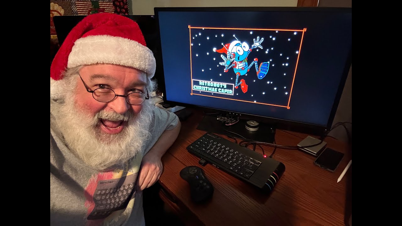 Retrobot's Christmas Caper - Sinclair ZX Spectrum Next 8bit Video Game Competition - Fusion ...