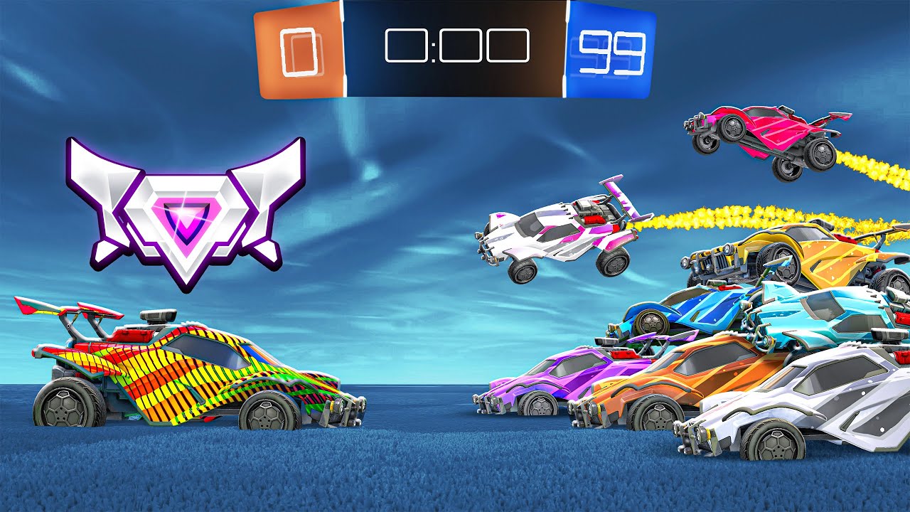 SSL vs Every Rank With a 99 Goal Lead - YouTube