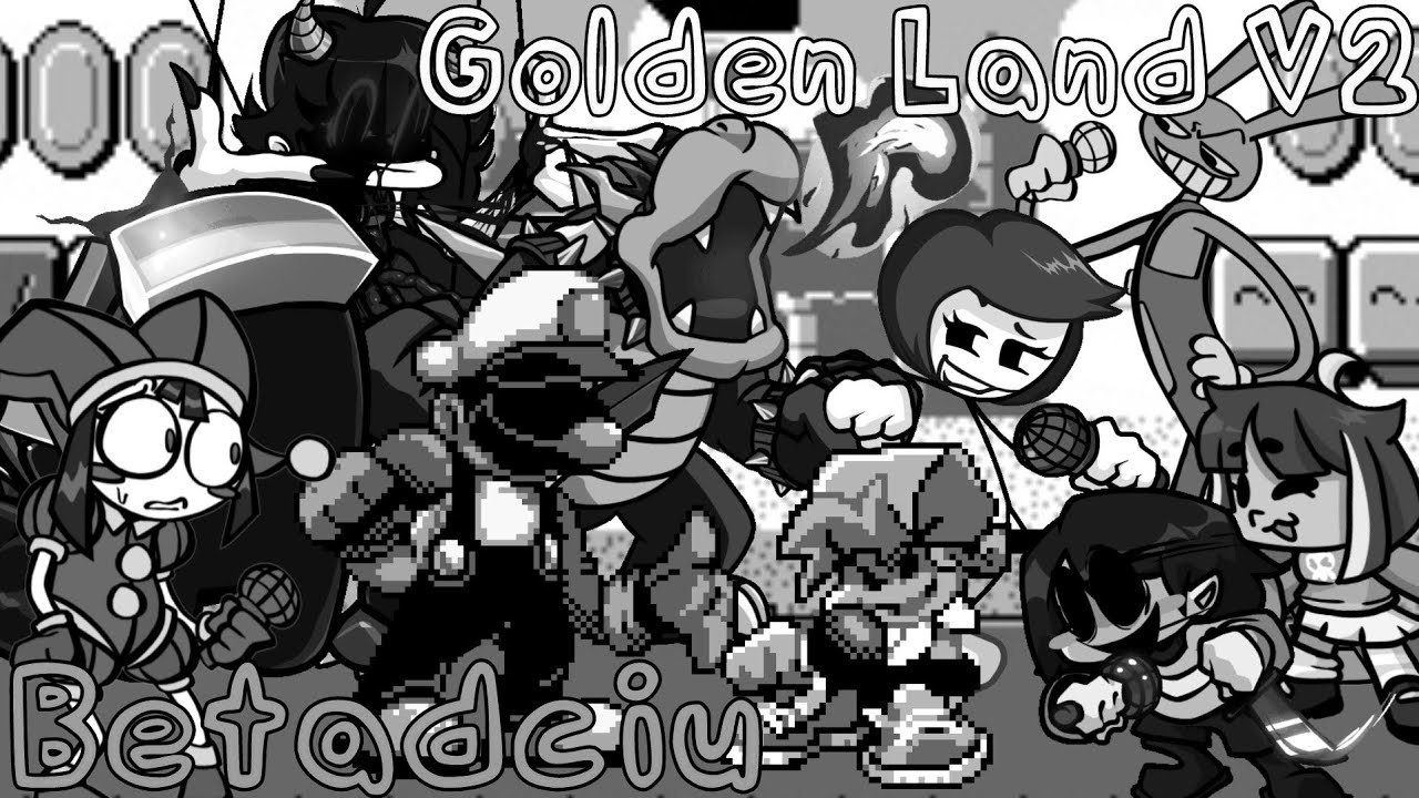 Golden Land V2 But Everyone Sings it [FNF] - YouTube
