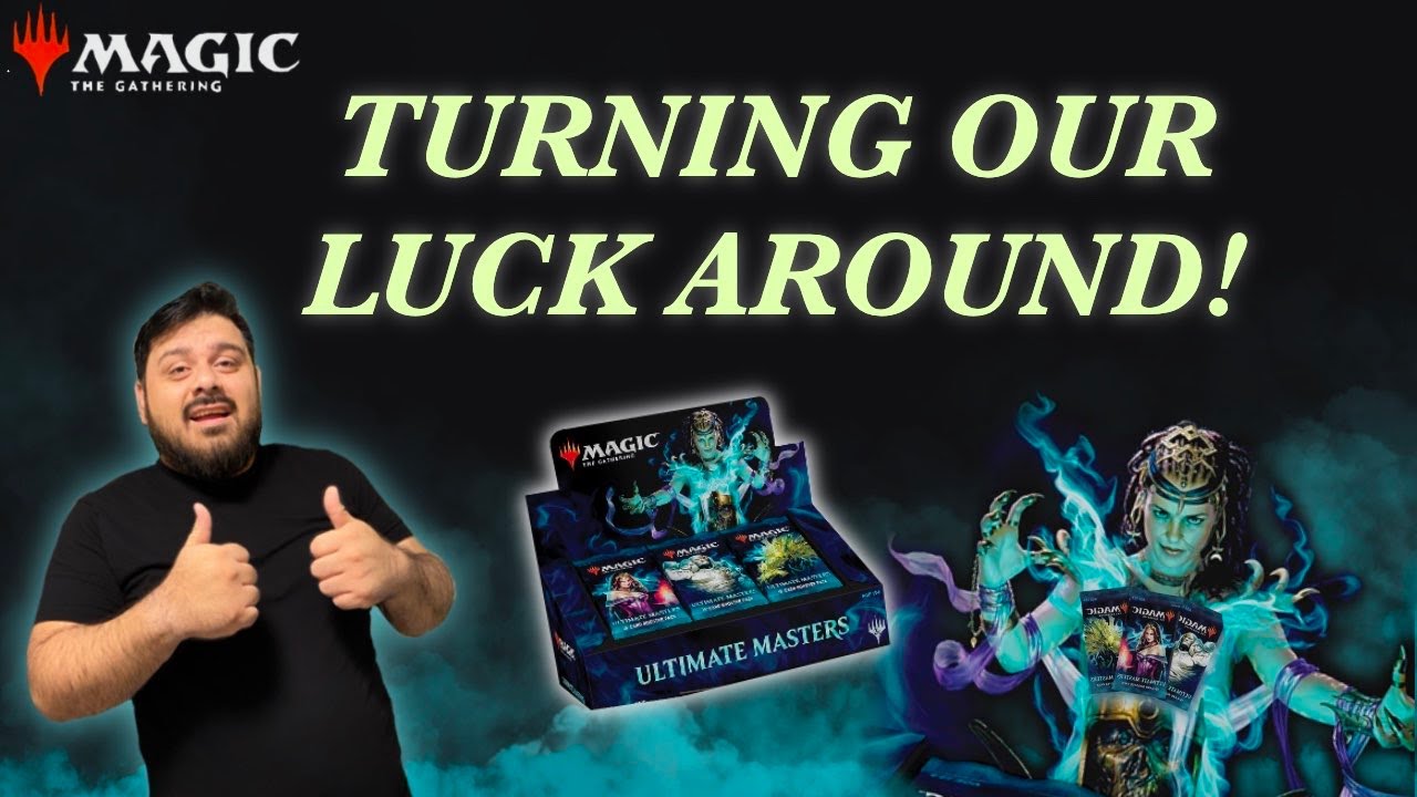 WE PULL OUR CHASE CARD! | Magic The Gathering: ULTIMATE MASTERS Booster ...