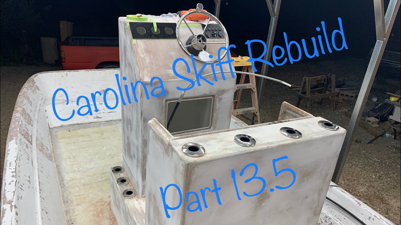Installing Rod Holders and Rigging Mock Up! [[Carolina Skiff Build Part ...
