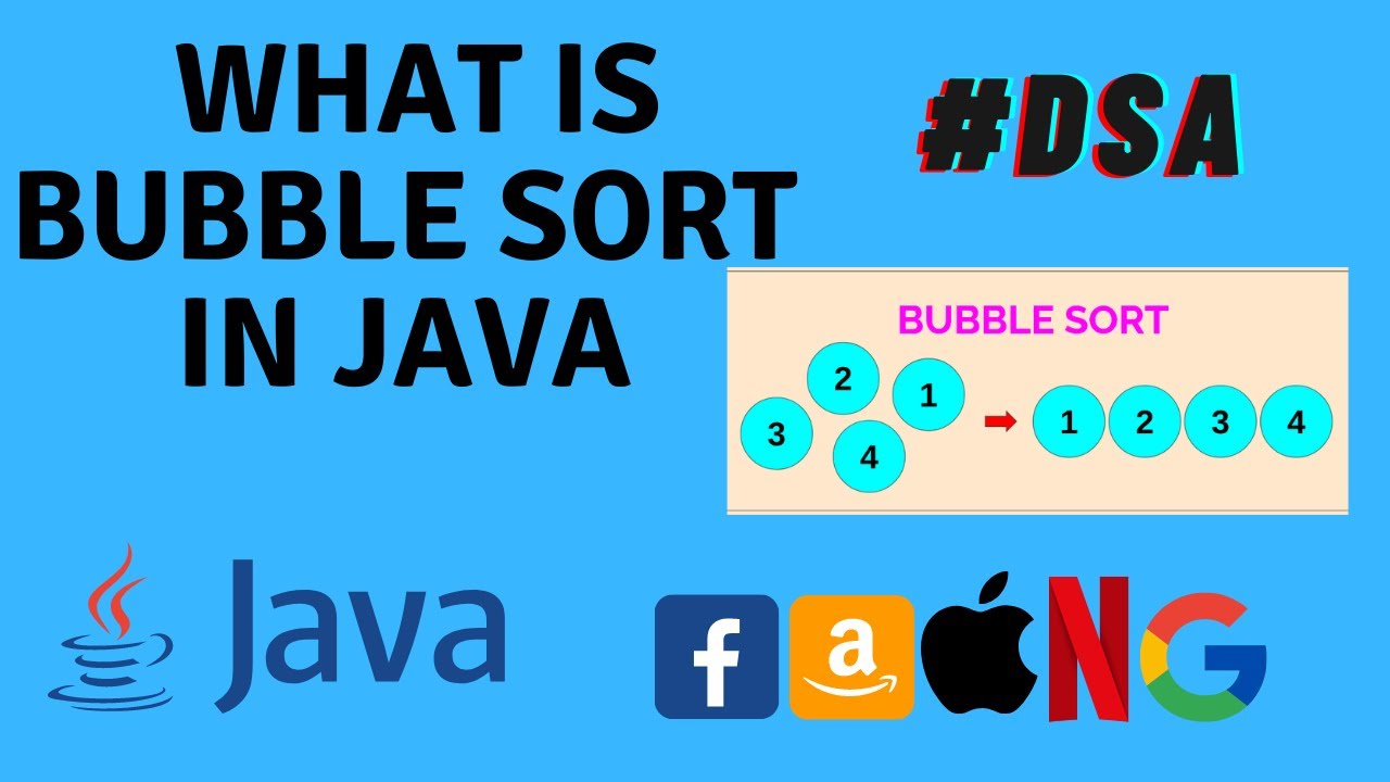 What Is Bubble Sort In Java Bubble Sort Interview Questions Youtube
