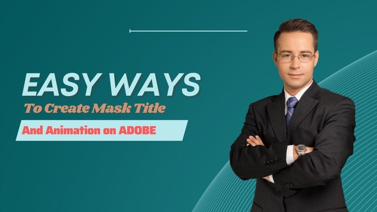 How to Create Mask Title and Animations ADOBE - YouTube