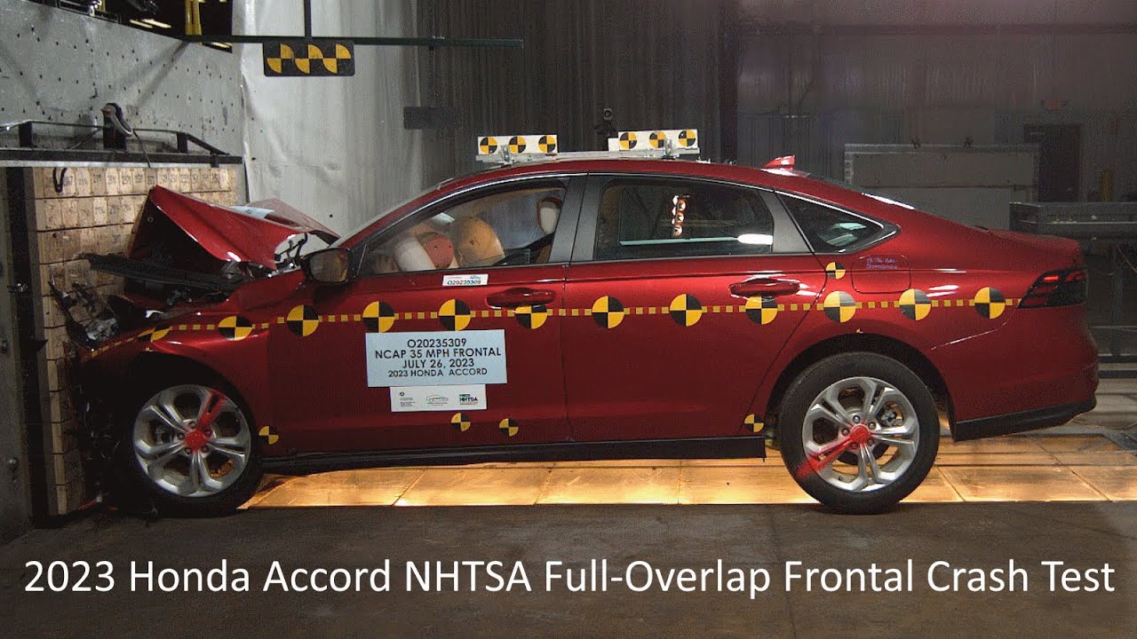 2023-2025 Honda Accord / Accord Hybrid NHTSA Full-Overlap Frontal Crash ...