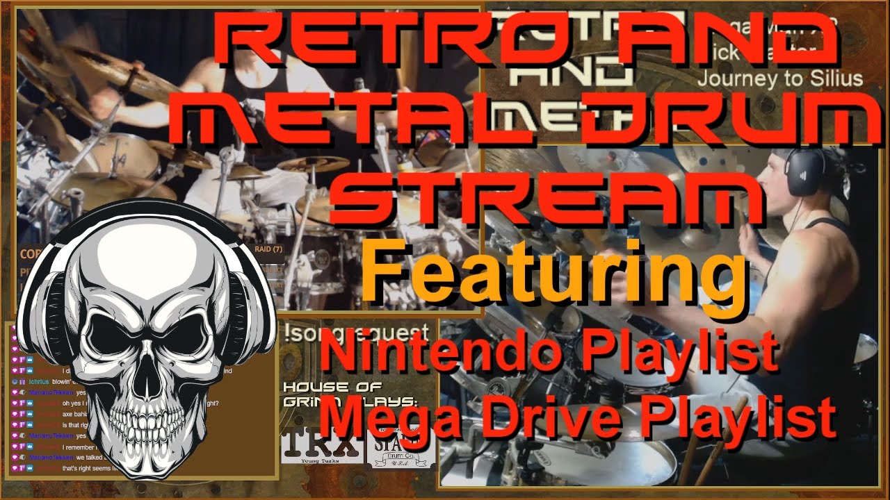 Retro and Metal Live Drum Stream! 8/21/2022 (Full Broadcast) - YouTube
