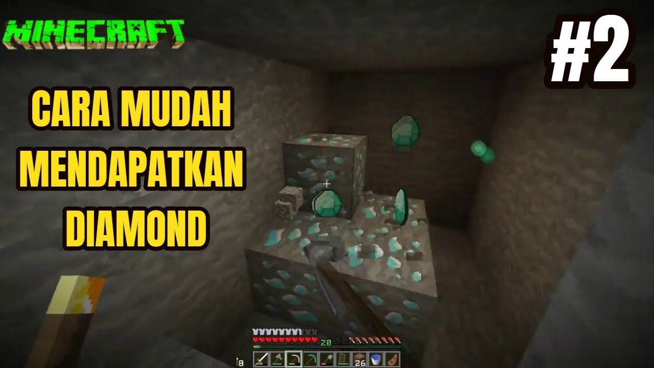 Cara CEPAT dan MUDAH Mendapatkan Diamond di Minecraft !!! - YouTube