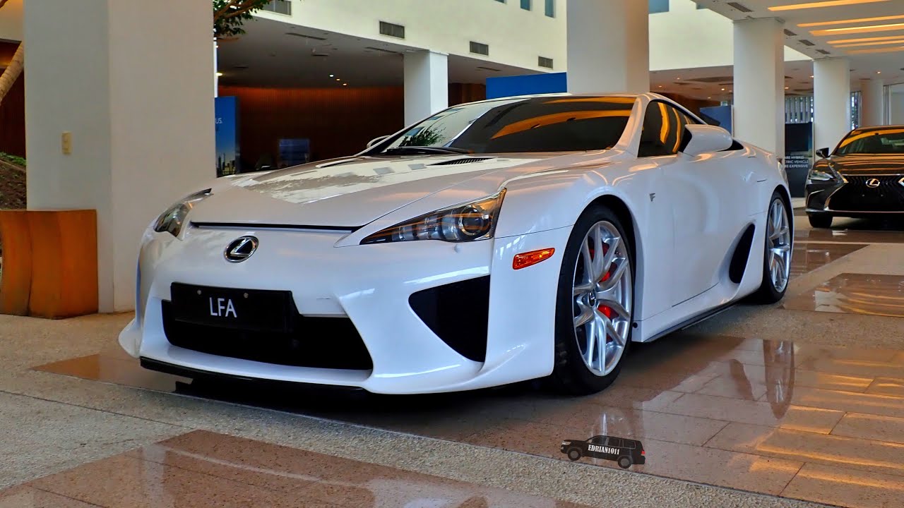 161/500 Lexus LFA in Lexus Manila showroom - YouTube