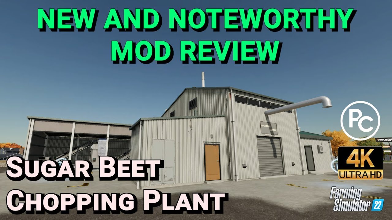 Sugar Beet Chopping Plant | Mod Review | Farming Simulator 22 - YouTube