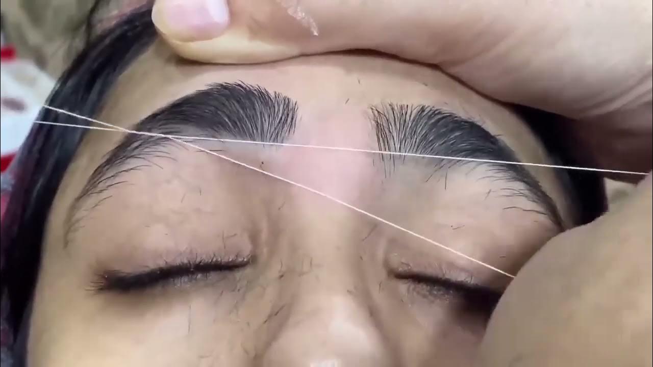 Eyebrow Threading Tutorial for Beginners #2024 @TrendyDesignStudio - YouTube