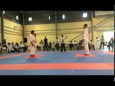 Mauritius- Karate Nationals 2013-Finals age 14-15 - YouTube