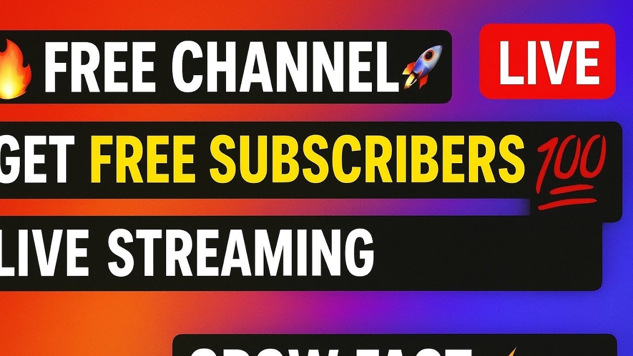 free channel promotion get free 5000 subscribers - YouTube