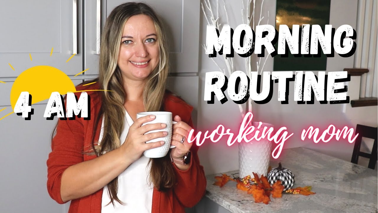 4 AM MORNING ROUTINE OF A FULL TIME WORKING MOM | FALL 2021 | MIRACLE ...