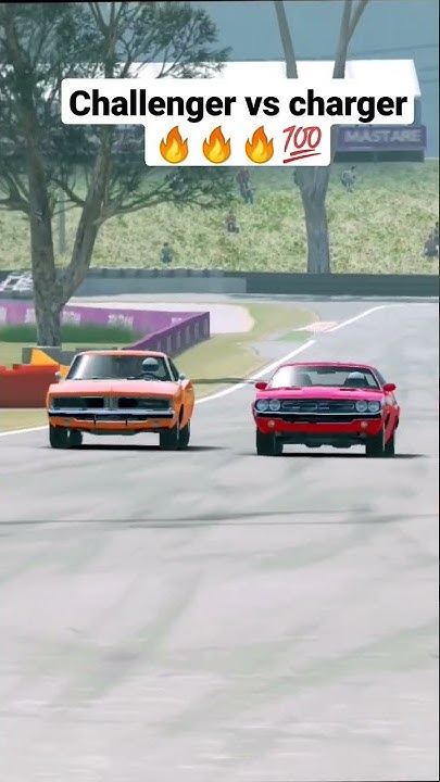 Battle Dodge challenger RT vs Dod Charger #shorts #dodge #realracing3 - YouTube
