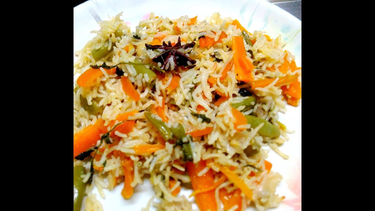 Vegetable Pulav Tasty Variety Rice Lunch Box Recipe Youtube