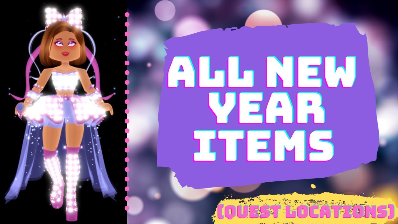 Where To Get The New Years 2021 Items in Royale High - YouTube