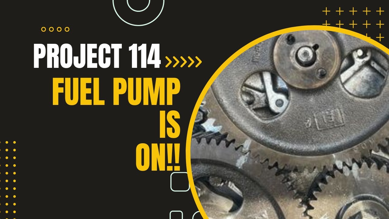 The Fuel pump is Attached to the bus - Project 114 - YouTube