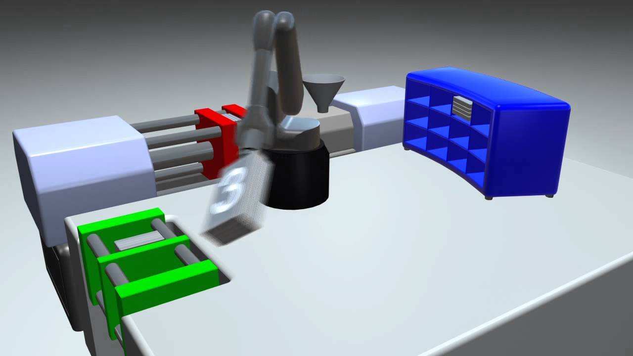 Z.SHUTTLE injection molding concept - YouTube