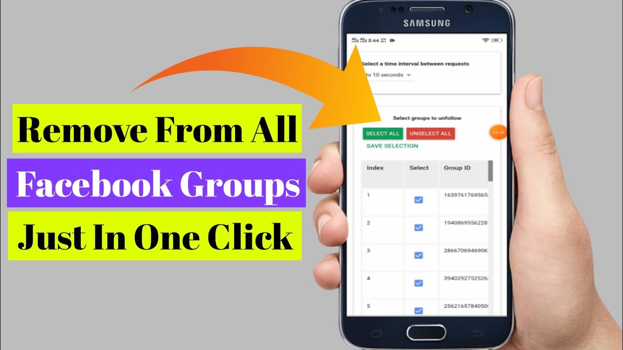 How To Remove From All Facebook Groups Just One Click 2022 - YouTube