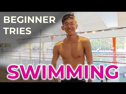 Swimming from 0 to 100 laps (Beginner Experience) - YouTube