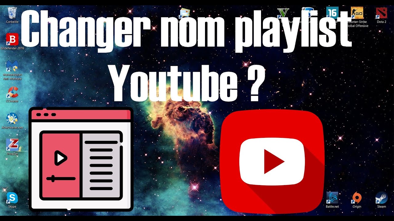 [Tuto] Comment changer le nom d'une playlist Youtube ? - YouTube