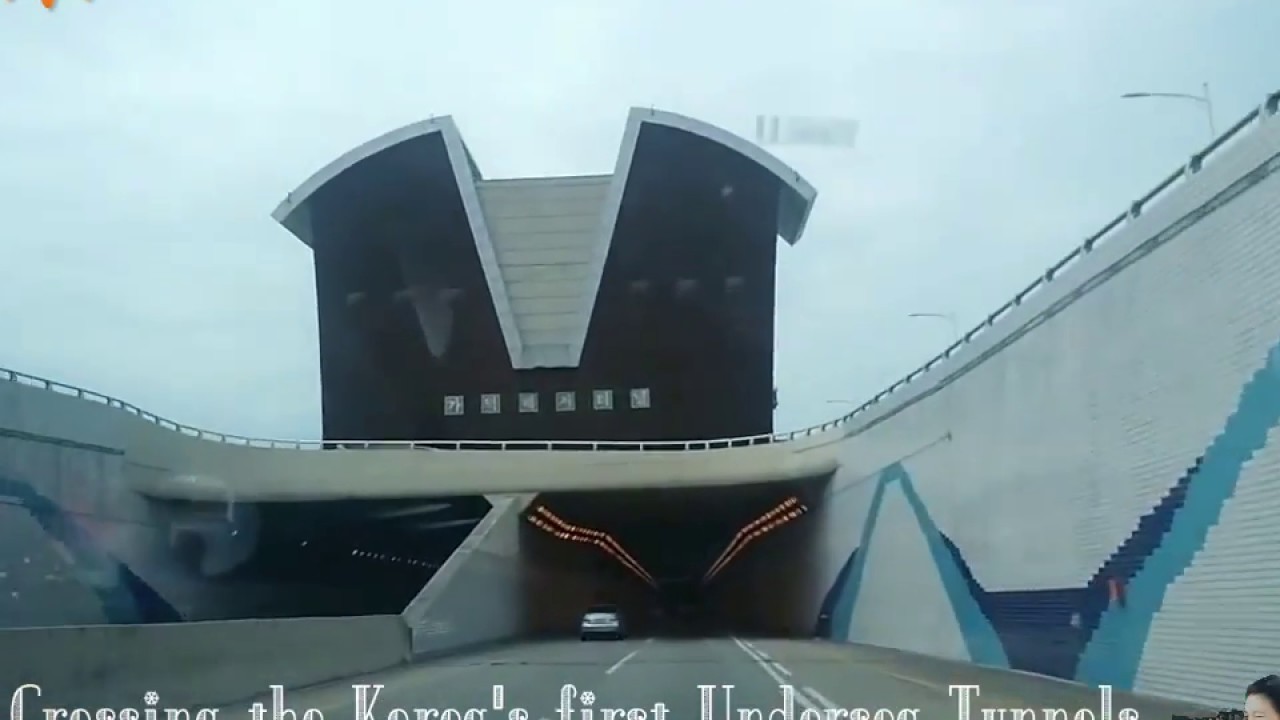 Crossing the Korea's first Undersea Tunnels and bridge that Links Busan ...
