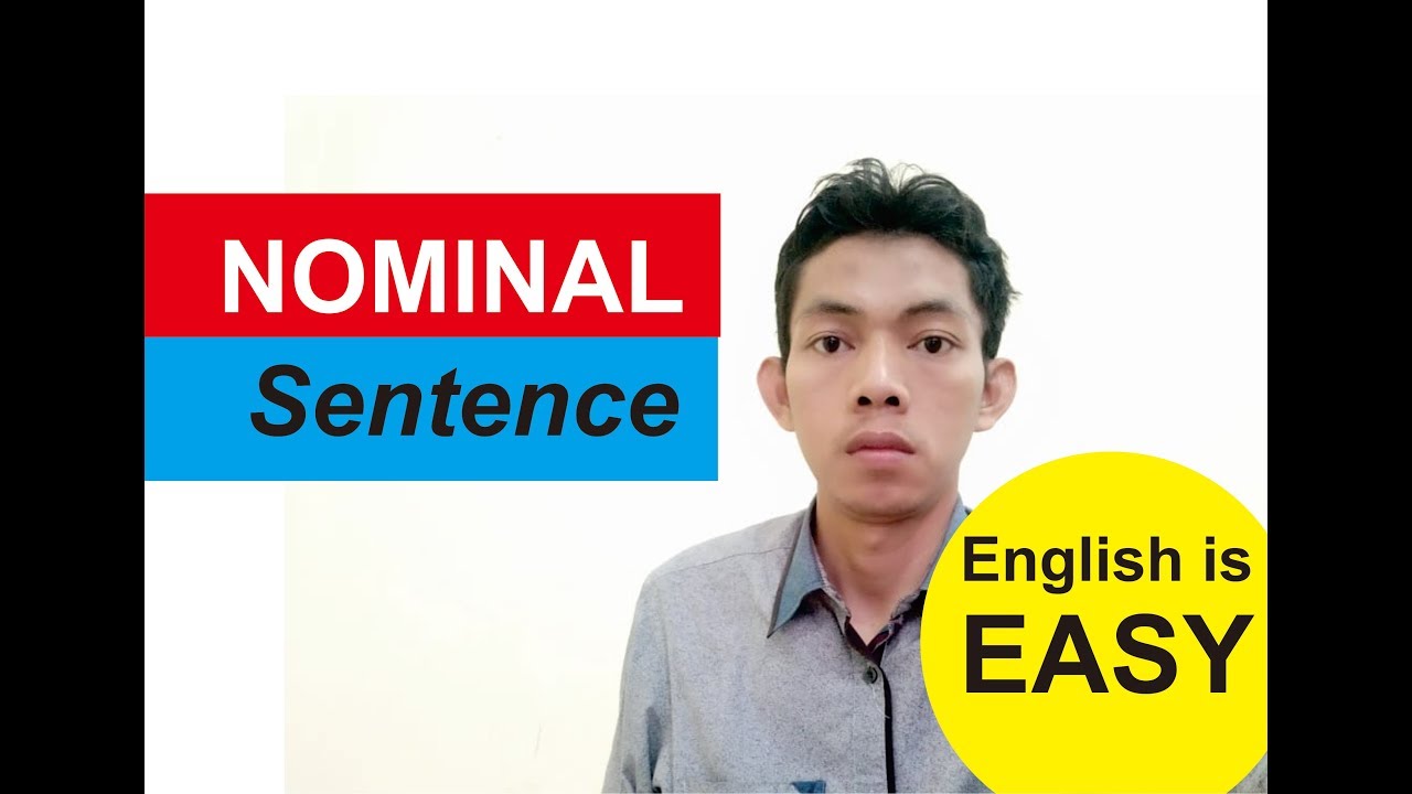 Video #6 Nominal Sentence / Kalimat Nominal - YouTube