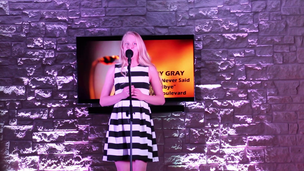 Emery Gray, 13, "As If I Never Said Goodbye" from Sunset Boulevard ...