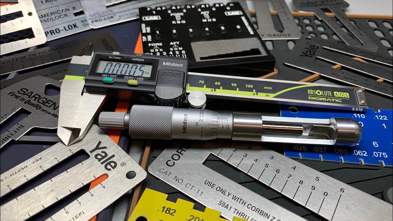 best made locksmiths key decoding tools - YouTube