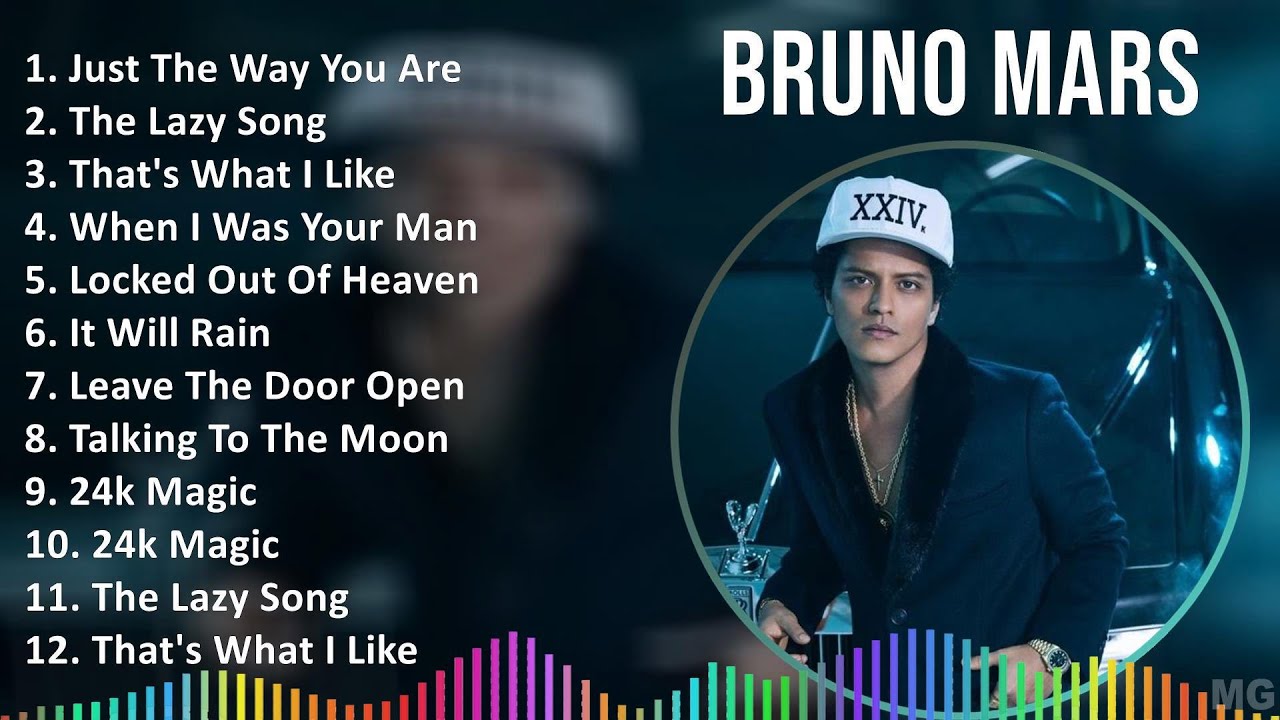 Bruno Mars 2024 MIX Maiores Sucessos - Just The Way You Are, The Lazy ...