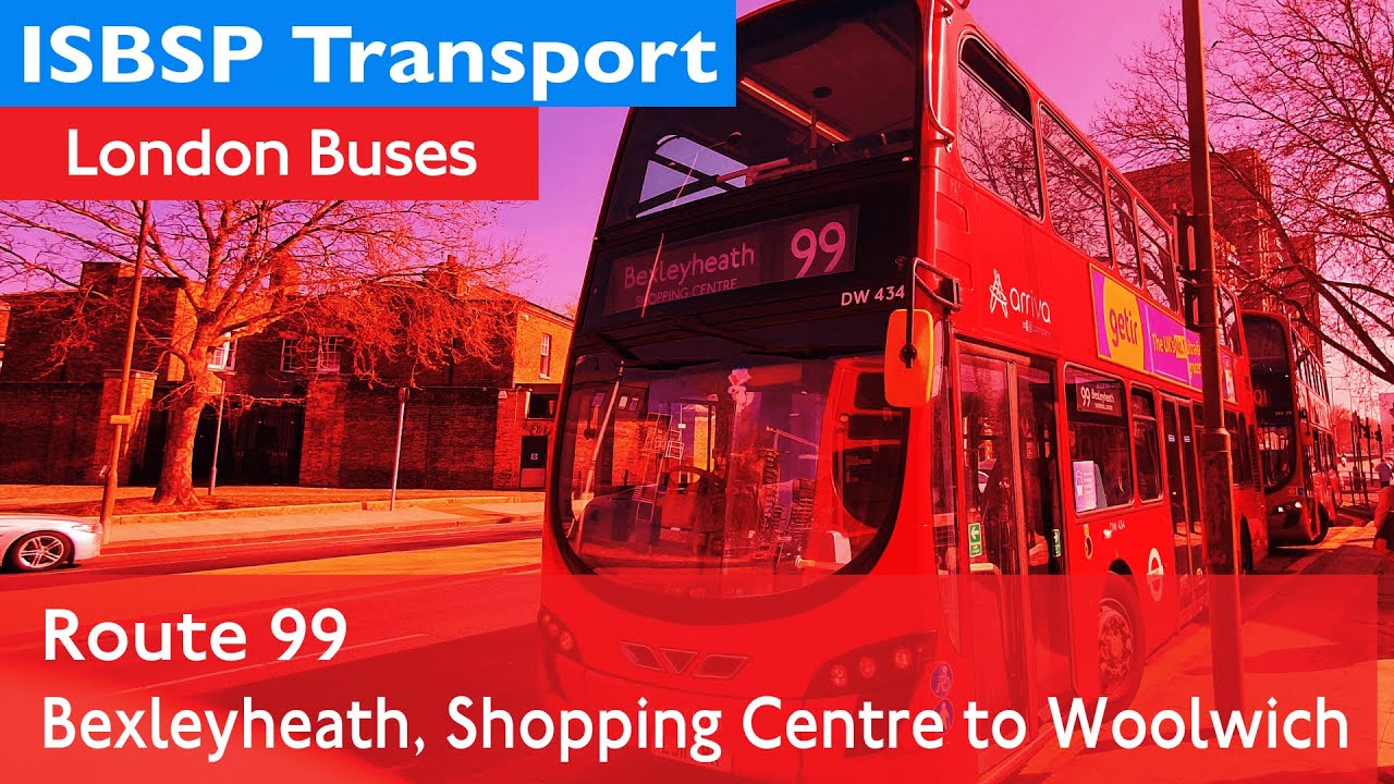 London Buses - 99 - Route visual - Bexleyheath, Shopping Centre to ...