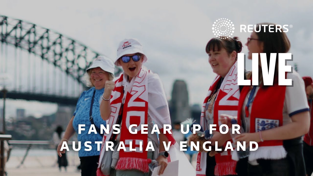 LIVE: Fans gear up for Australia v England World Cup semi-final - YouTube
