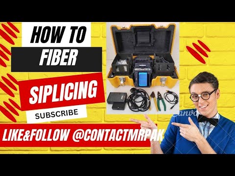 #how to Optic Fiber Splicing Step by Step Tutorial #fiber ko kaise ...
